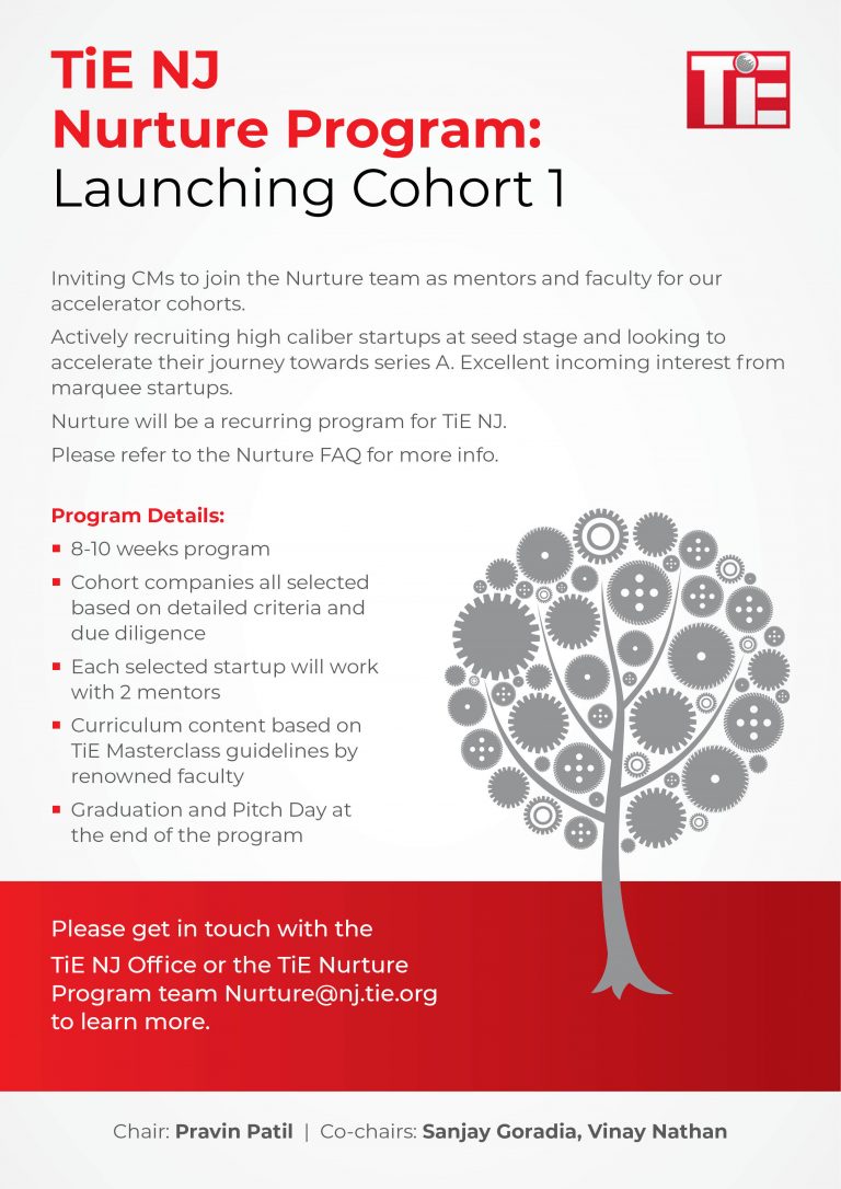 TiE Nurture Program – TiE NJ | The World's Largest Network For ...